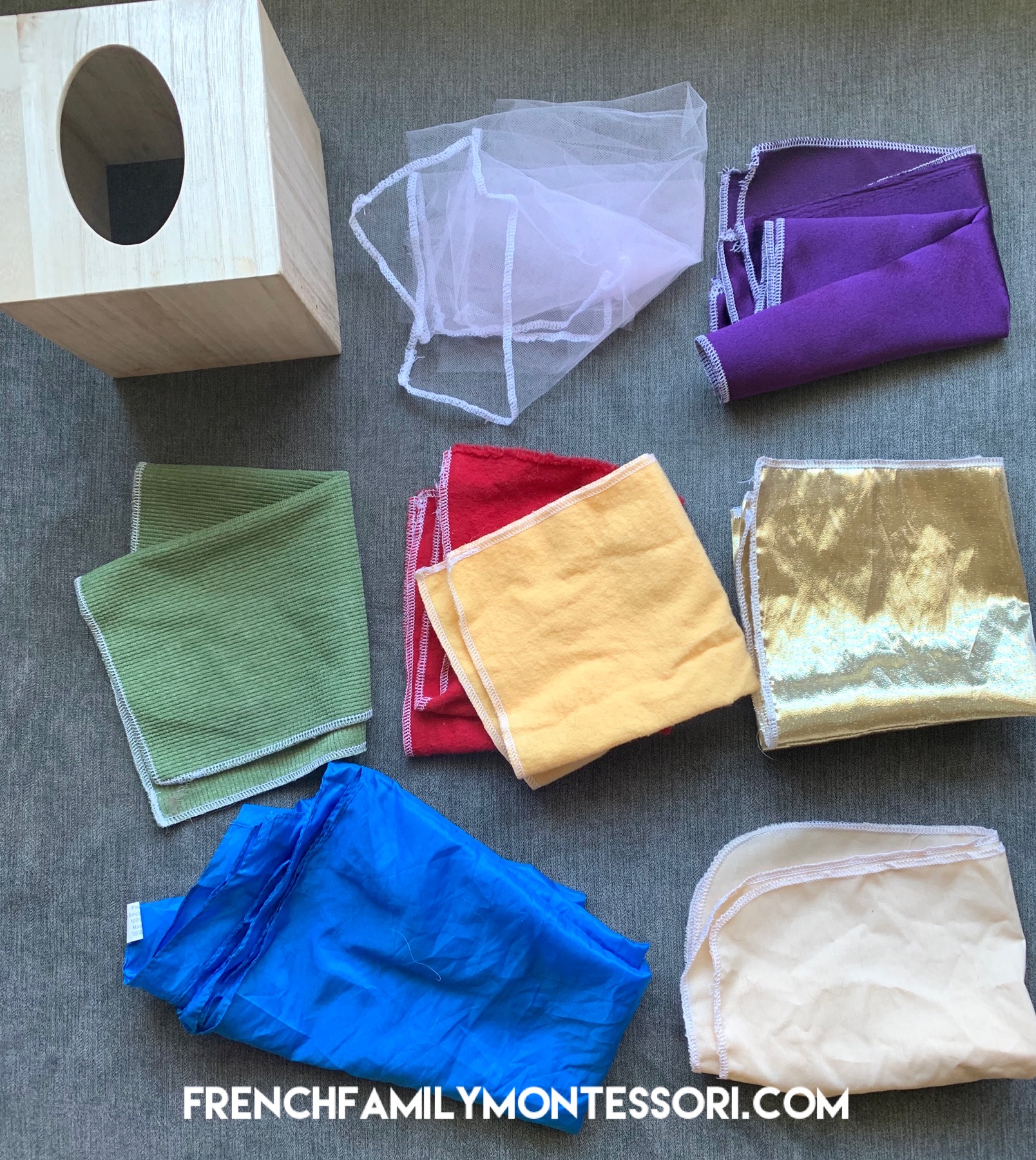 DIY FABRIC TISSUE BOX – French Family Montessori