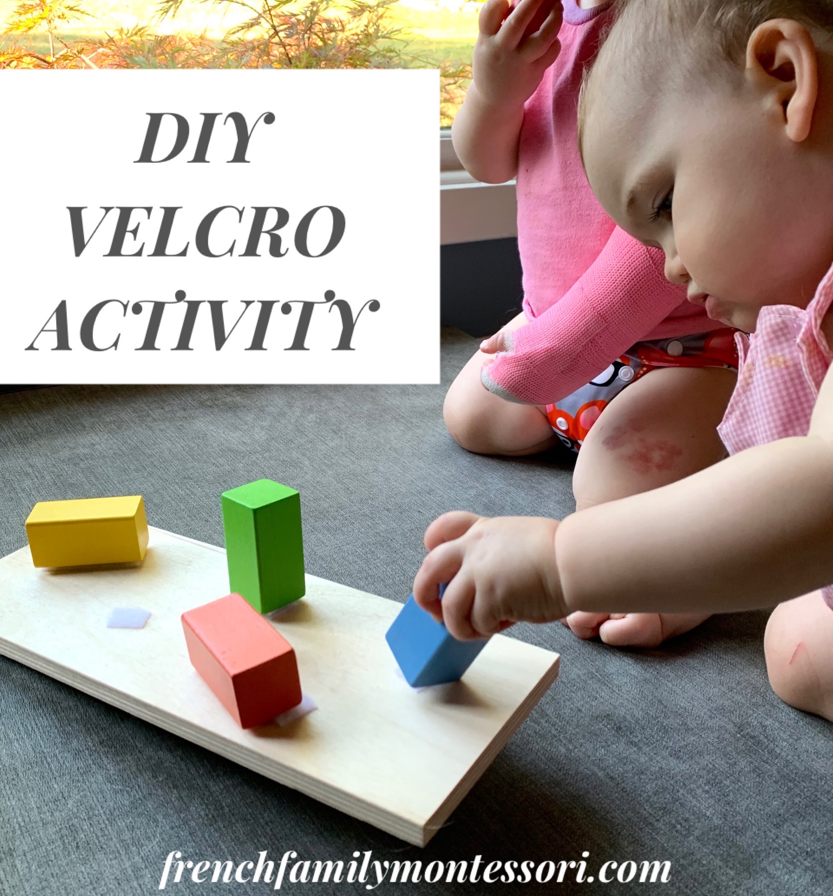 DIY VELCRO ACTIVITY – French Family Montessori