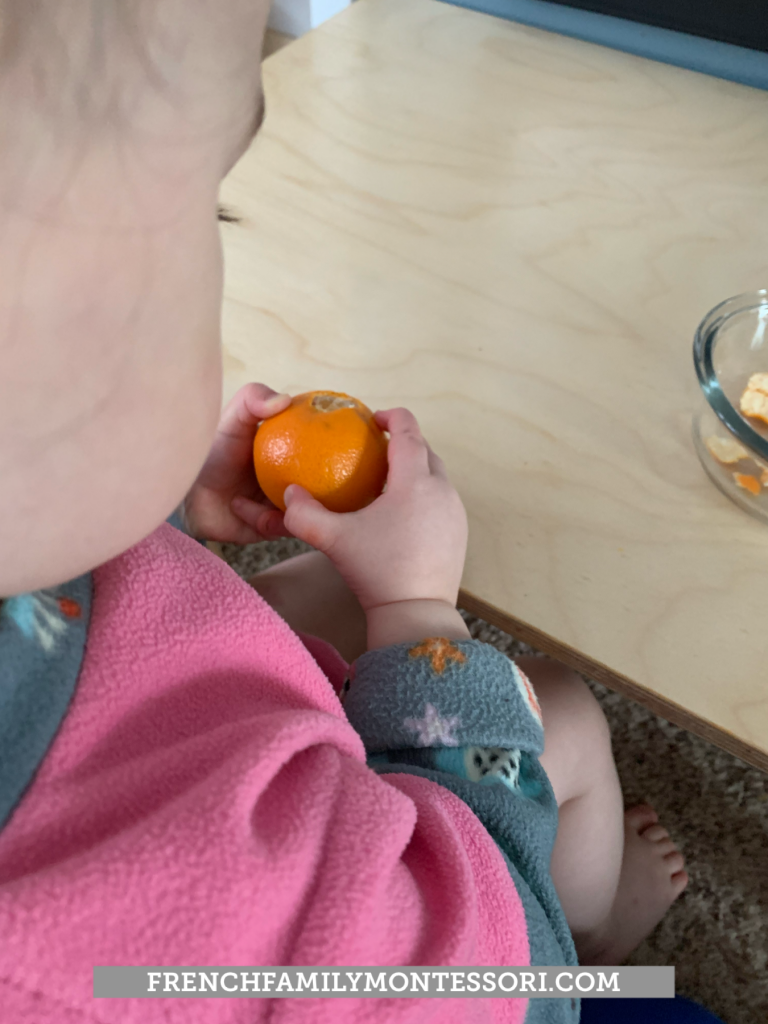 MONTESSORI TODDLER FOOD PREPARATION: PEELING – French Family Montessori