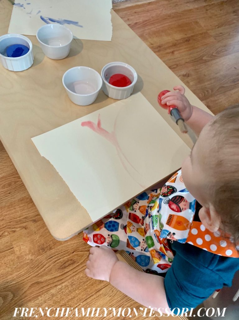MONTESSORI TODDLER: INTRO TO PAINT CAKES – French Family Montessori