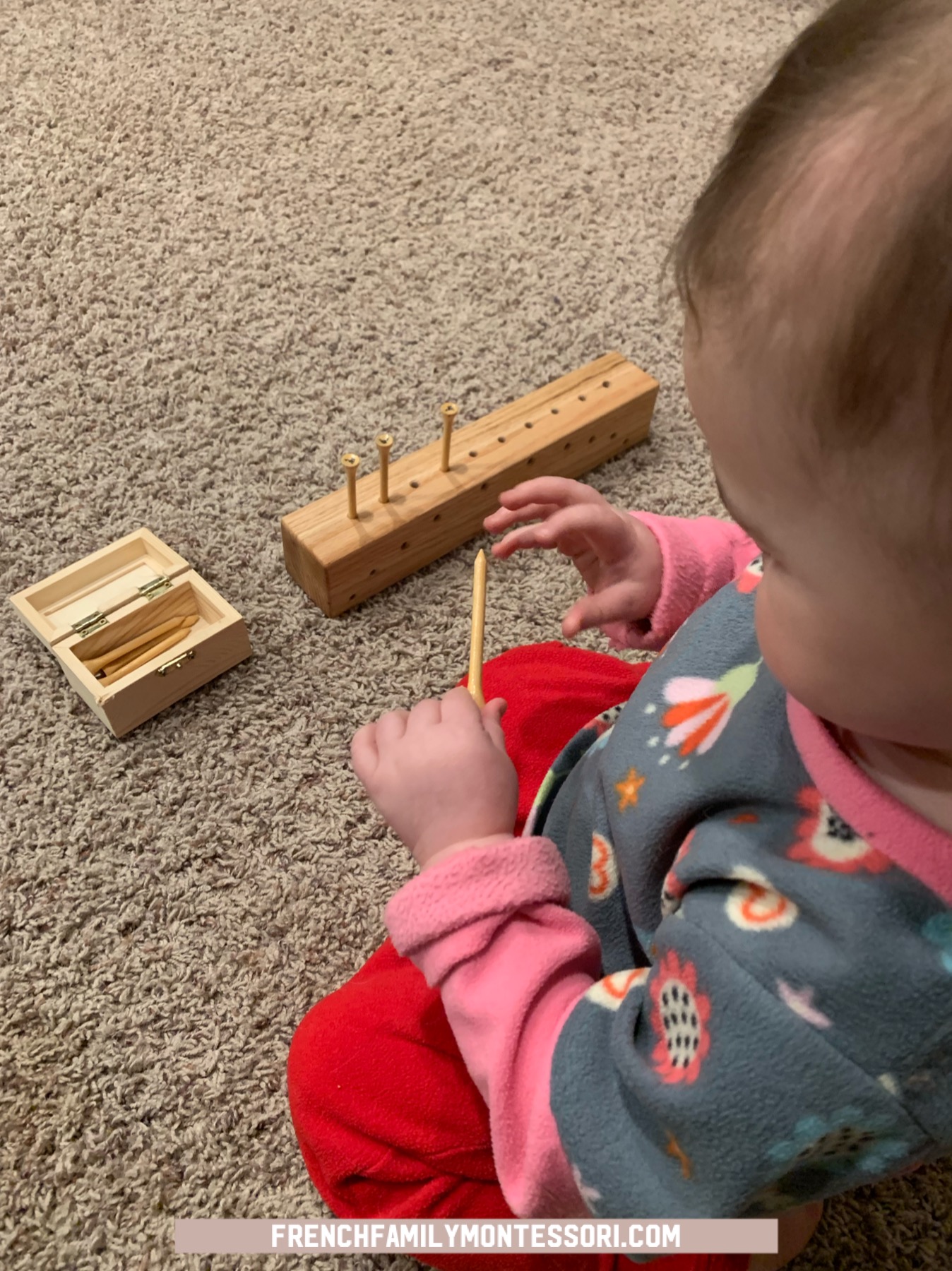 DIY BLOCK OF HOLES – French Family Montessori