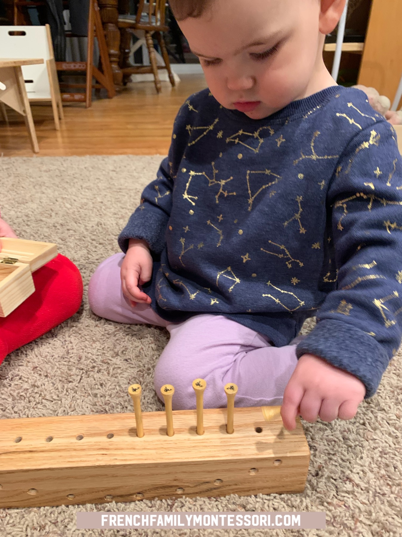 DIY BLOCK OF HOLES – French Family Montessori