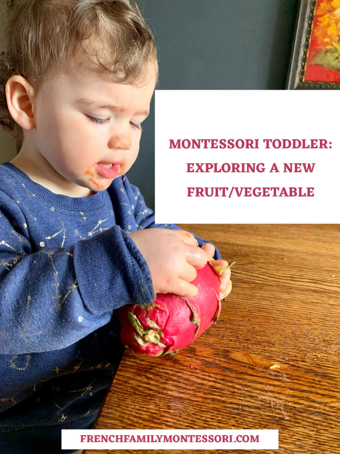MONTESSORI TODDLER: EXPLORING A NEW FRUIT/VEGETABLE – French Family ...