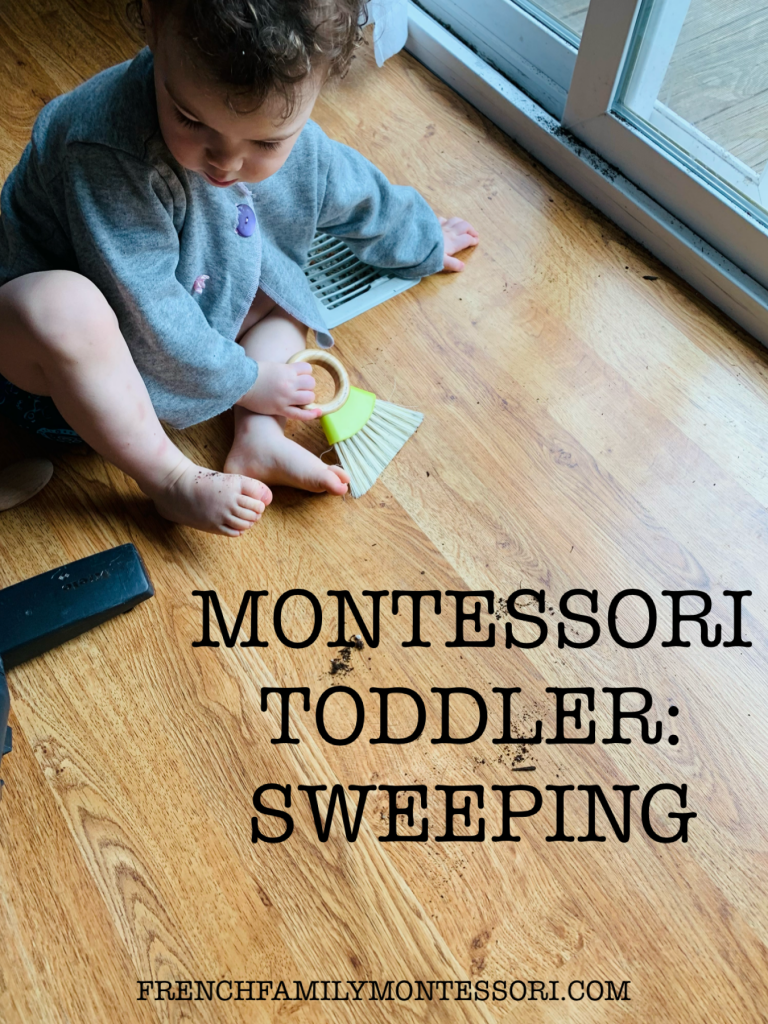 MONTESSORI TODDLER: SWEEPING – French Family Montessori