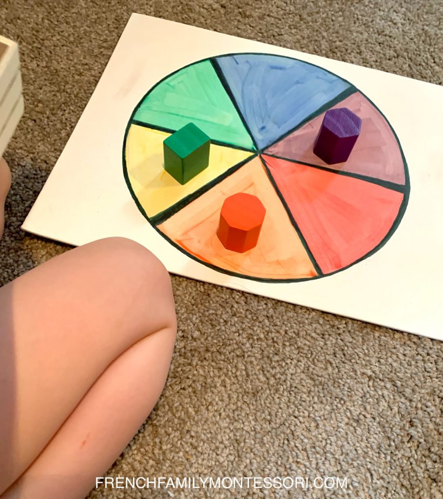 MONTESSORI TODDLER: DIY COLOUR WHEEL – French Family Montessori